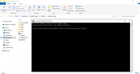 hospital management system project node js with source code 2022