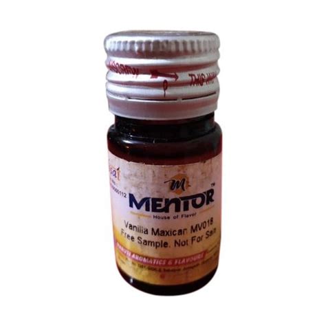 2 years mentor vanilla mexican flavor liquid rs 1030 kg arvind sales