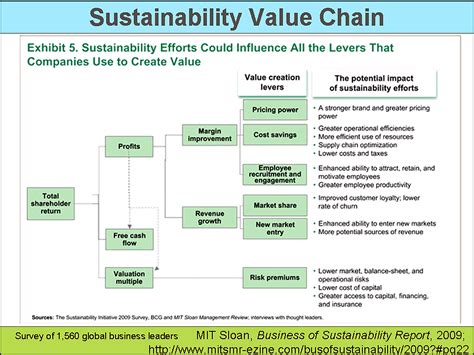 The Sustainability Enabled Business Value Chain Sustainability Advantage