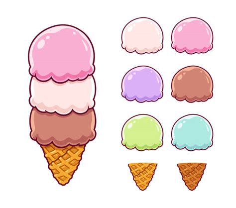 2 700 Ice Cream Scoop Clip Art Stock Illustrations Royalty Free