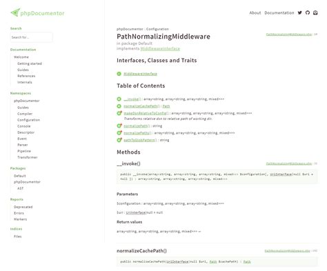 home phpdocumentor