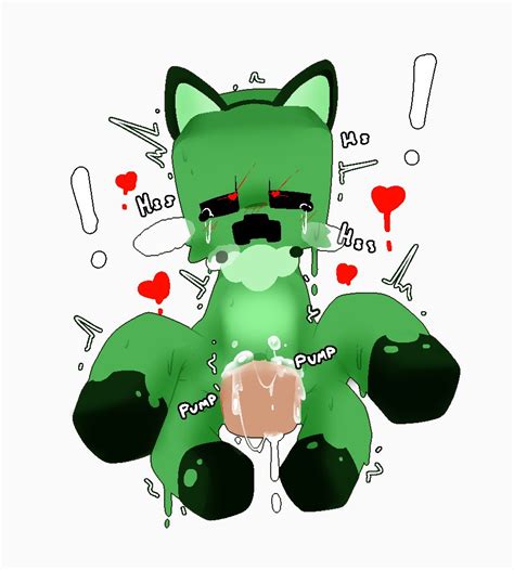 Rule 34 Creeper Cum Cum In Pussy Cum Inside Cute Female Minecraft