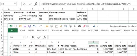 how to fetch data from another excel file and sort it under name