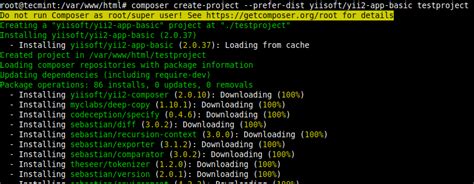 how to install yii php framework on ubuntu designlinux