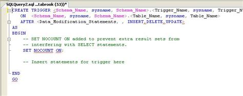microsoft sql server trigger design azure trigger setup