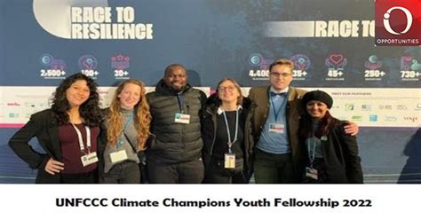 Unfccc Climate Champions Youth Fellowship 2022 Oya Opportunities