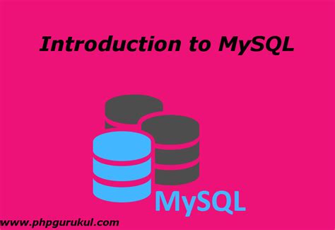 mysql introduction phpgurukul