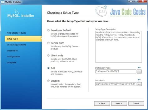 mysql server tutorial java code geeks 2023