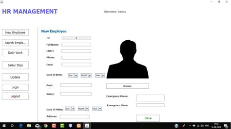 hr management system in java with source code minor project 💻🖱 youtube