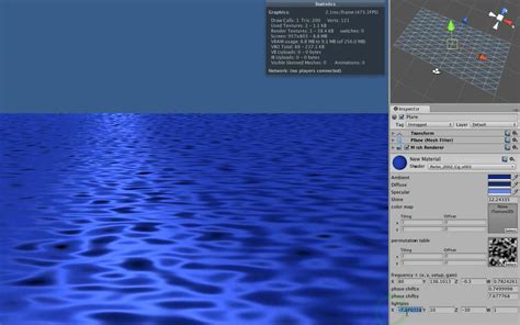 unity3d shader generating water textures with perlin noise youtube