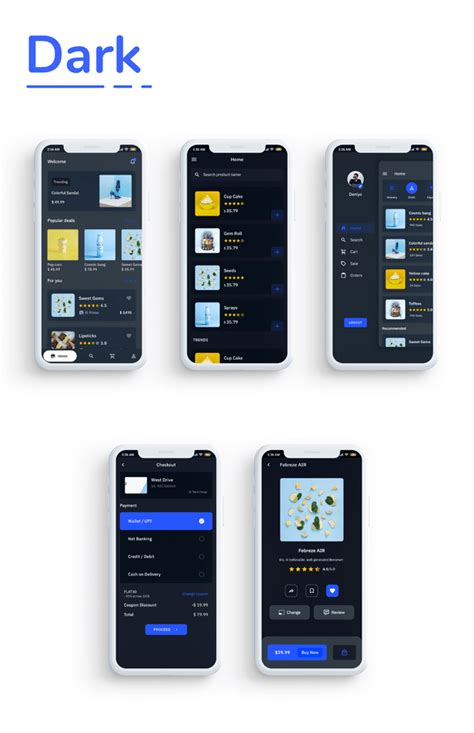 flutshop flutter shopping ui kit by coderthemes codecanyon