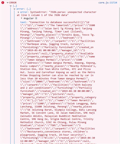 unable to find syntaxerror json parse unexpected