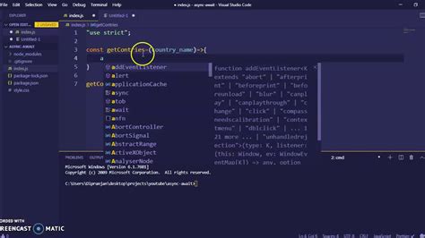 async await in javascript es6 with axios example youtube