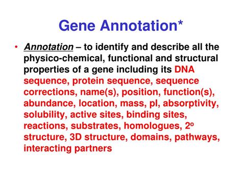 Ppt Genome Annotation Powerpoint Presentation Free Download Id 4573708