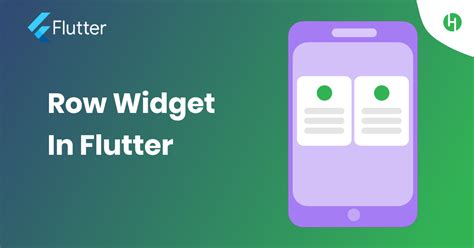 row widget in flutter a short guide hupen design website