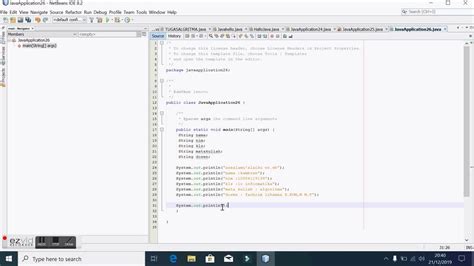 download tutorial membuat program biodata sederhana dengan java vrogue