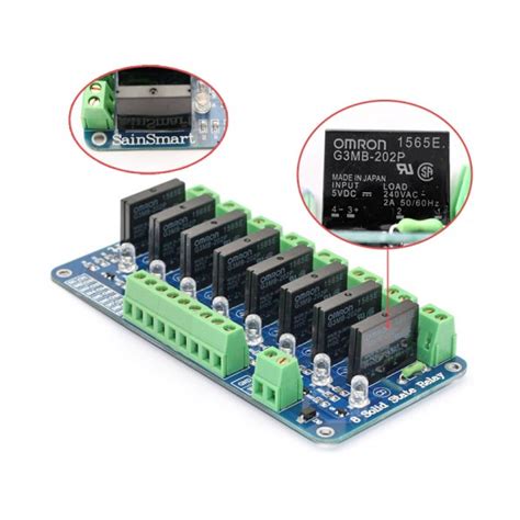 arduino raspberry pi pic 3 32v 5a dc dc ssr solid state relay module