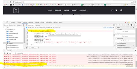 javascript uncaught typeerror owlcarousel is not a function