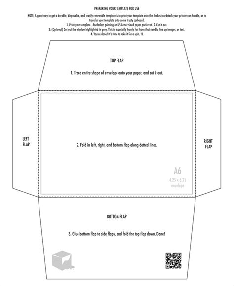 Envelope Template Printable With Design
