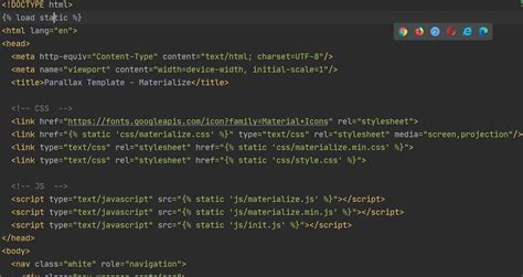 python django can t load javascript but load css