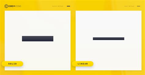 minus icon · solid · coreui icons · svg javascript typescript and webfont