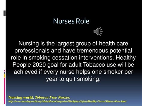 Smoking Cessation Intervention For Nurses To Use In Clinical Practic…