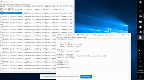 the configure method python gui apps with tkinter