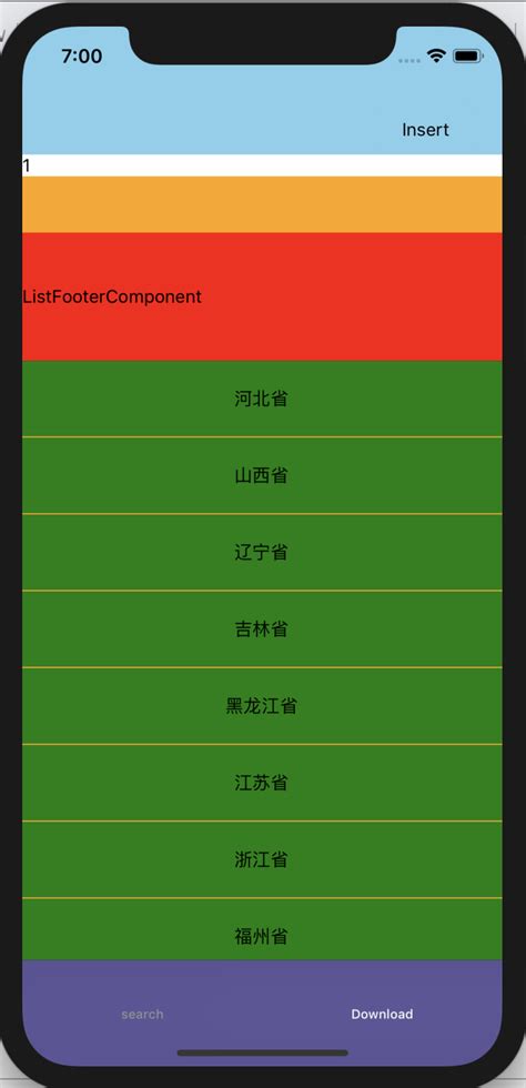 javascript react native flatlist displaying the blank