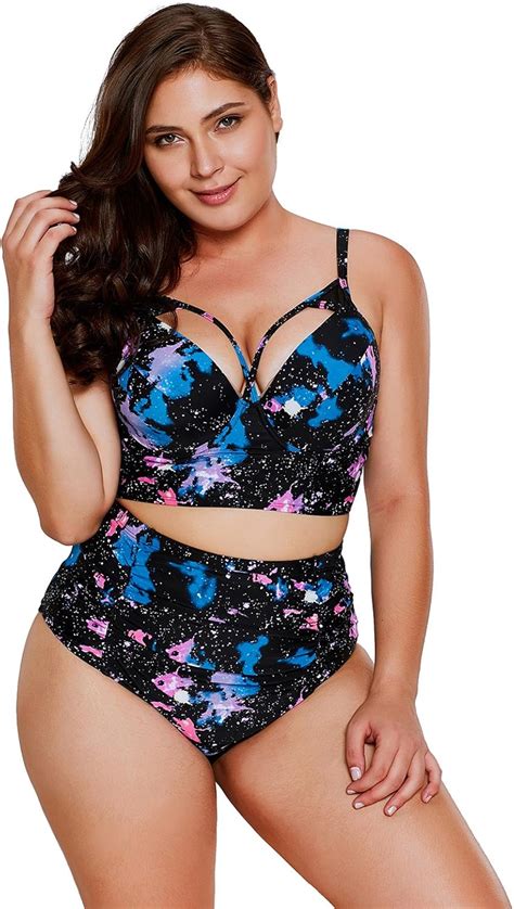 Anikigu Bikini Set Nacht Drucken Sexy Bademode Frauen Badeanzug Mit