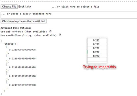 double value is not properly converted to json · issue 1775 · sheetjs