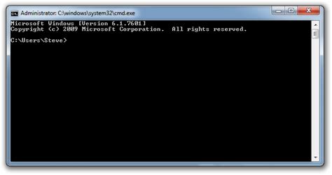 how do i open a command prompt in any version of windows