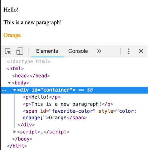 practical application for javascript the document object model dom