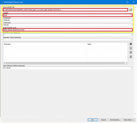 how to open a netcdf file with arcmap and qgis ereefs aims
