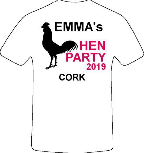 Buy Personalised Hen Party T Shirts Online Stag Party T Shirts Et