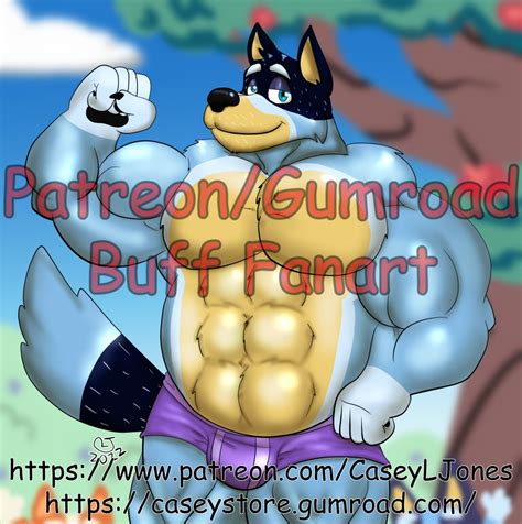 Caseyljones On Twitter Buff Fanart Bandit Heeler Third Buff Fanart
