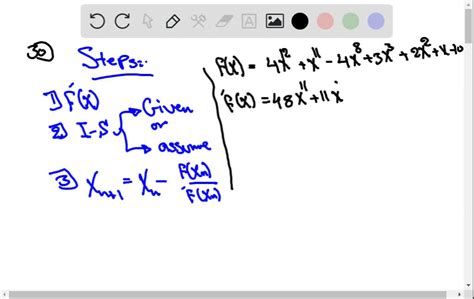 Solved Use Newtons Method To Approximate To Within 10 4 The Value