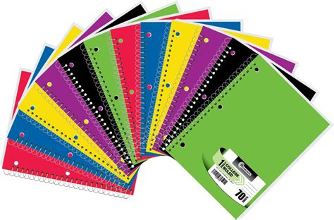 Rosmonde Spiral Notebook 12 Pack 1 Subject College