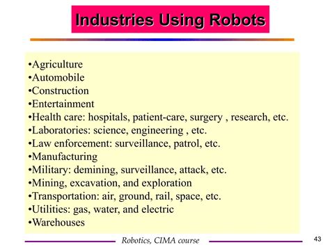 Image result for Types of Robotics Engineering