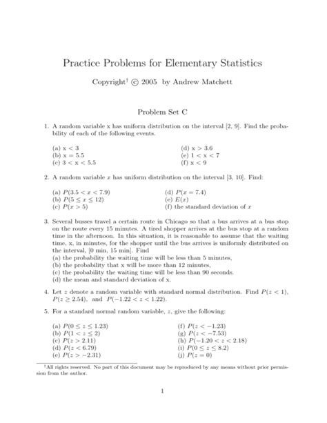 Image result for Elementary Statistics Problems
