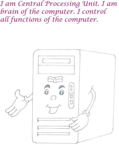 Image result for Computer Parts Coloring