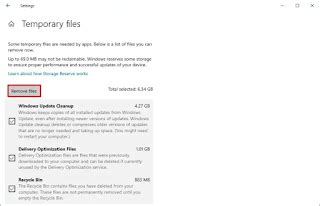 Image result for Clearing Temporary Files Windows 1.0