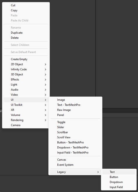 Image result for Unity 3D Text Main Menu
