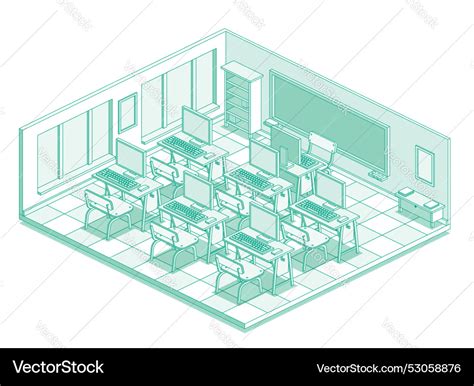 Image result for Computer Classroom Vector