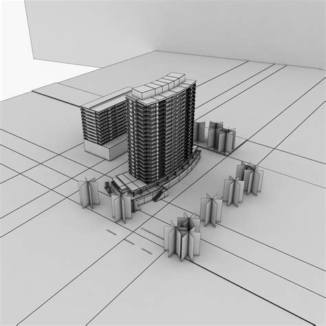 Image result for High-Rise Building 3D Model