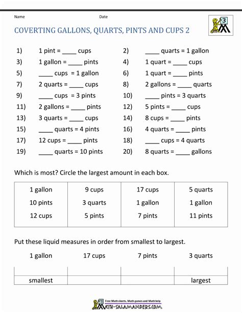Image result for 3rd Grade Math Measurement