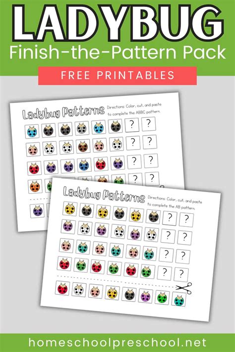 Image result for Free Printable Ladybug Pattern