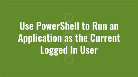 Image result for How to Run PowerShell as Different User