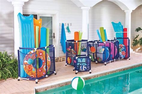 Image result for DIY Pool Float Storage