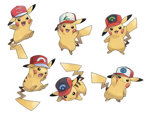 Image result for Types of Pikachu