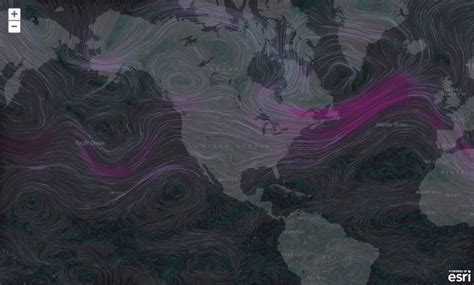 Wind Speed Animation powered by ESRI | Animation, Painting, Art